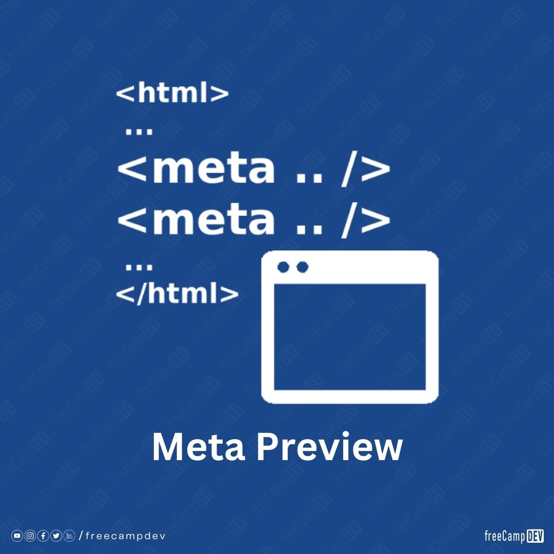 Meta Preview FreeCamp DEV